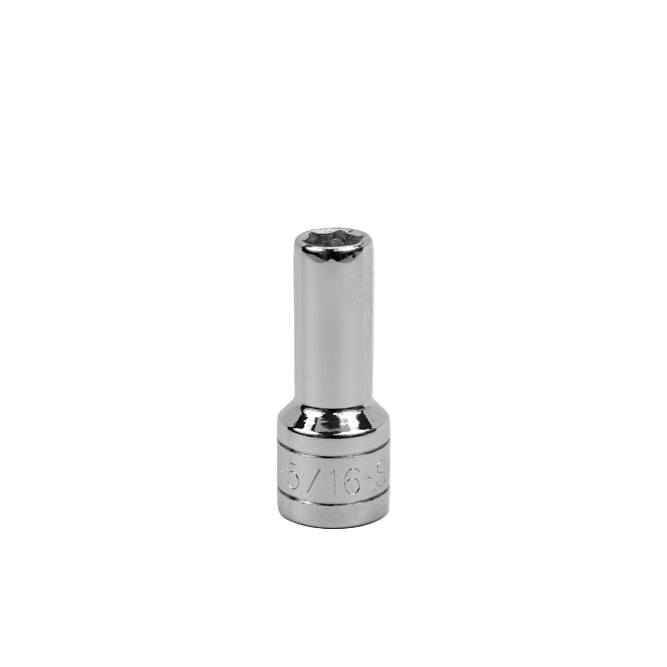 3/8" Drive 6 Point Fractional Deep Chrome Socket (5/16" - 1") – Ridge ...