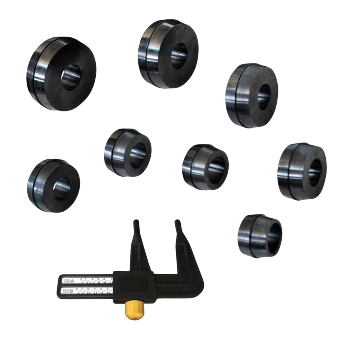 Corghi USA 8 PC Dual Sided Precision Collets High Precision Centering ...