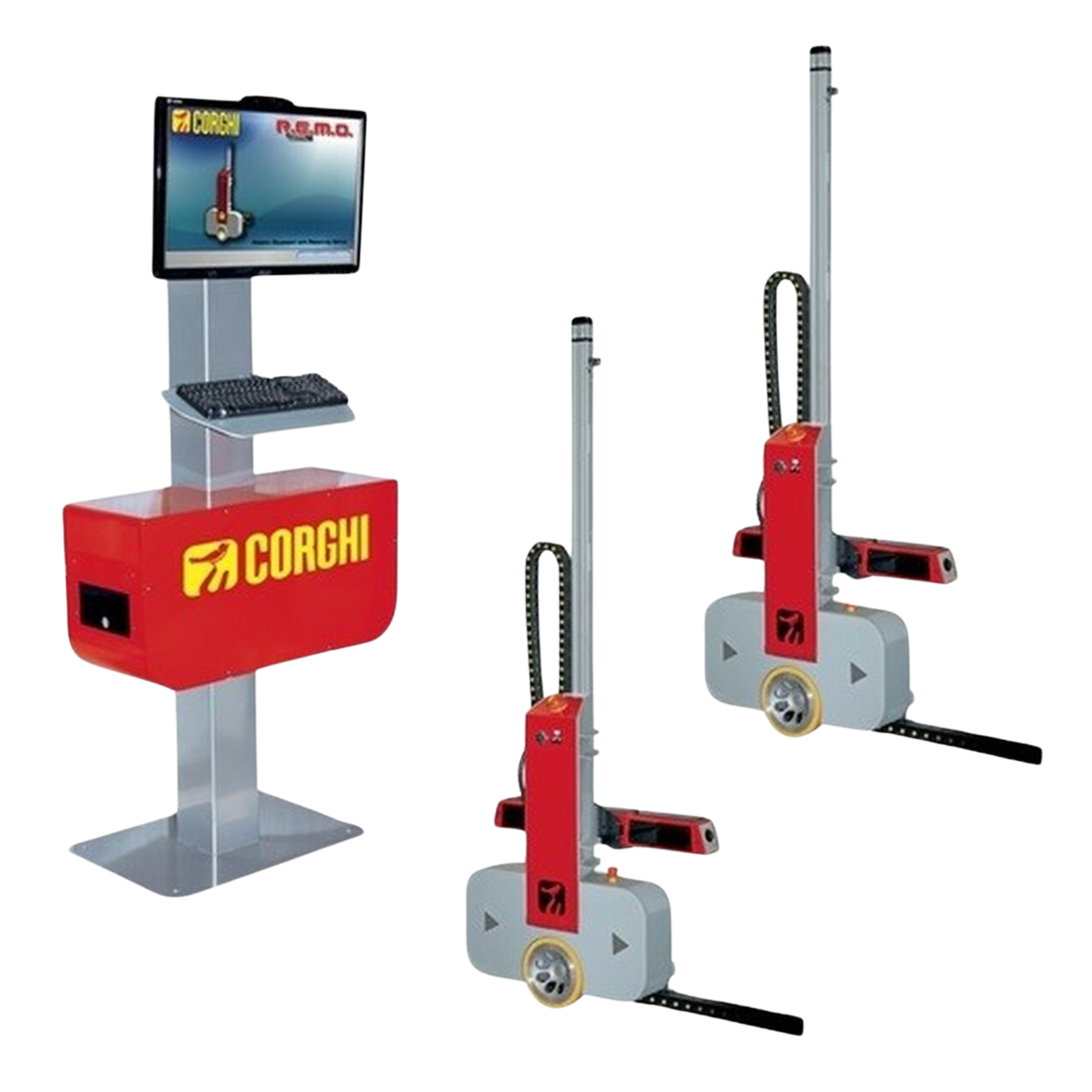 Corghi USA REMO Compact Touchless Wheel Alignment System – Ridge Toolbox
