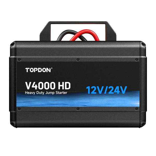 TOPDON 12V/24V 4000A Jump Starter – Ridge Toolbox